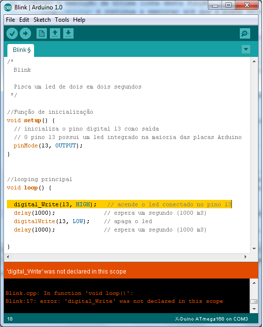 Curso de Arduino – Aula 3 – O Ambiente de Desenvolvimento Integrado | Robotizando | Page 2
